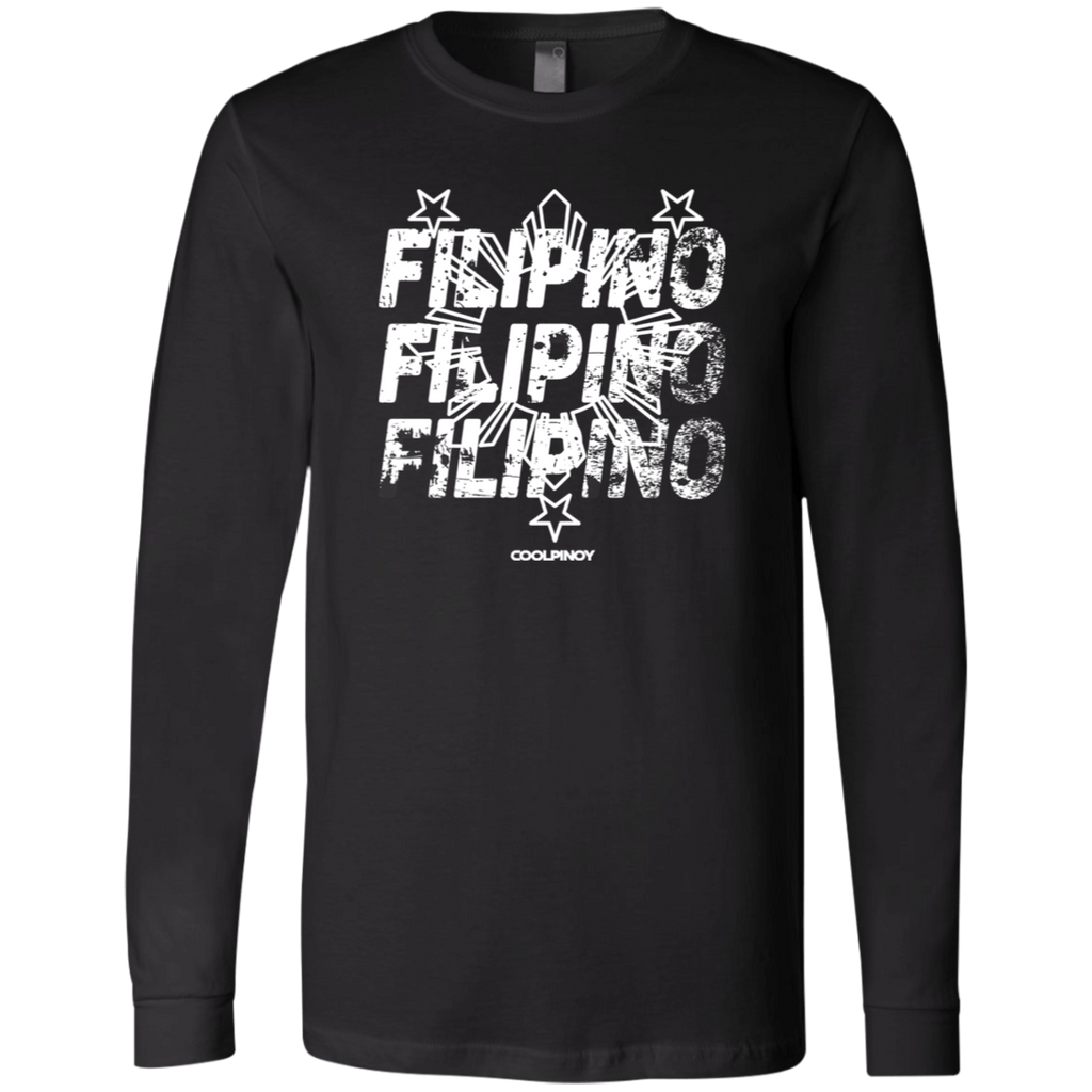 Filipino Filipino Filipino Unisex Jersey Long Sleeve T-Shirt – Cool Pinoy